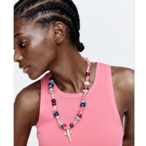 Zara | Jewelry | Zara Sign Of The Pisces Fish Necklace Nwt | Poshmark